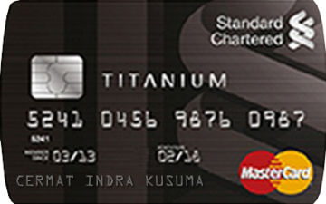 Kartu Kredit Standard Chartered Titanium MasterCard - Cermati