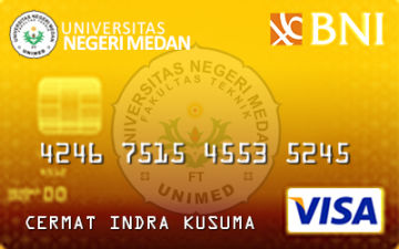 Kartu Kredit BNI Universitas Negeri Medan Card Gold - Cermati.com