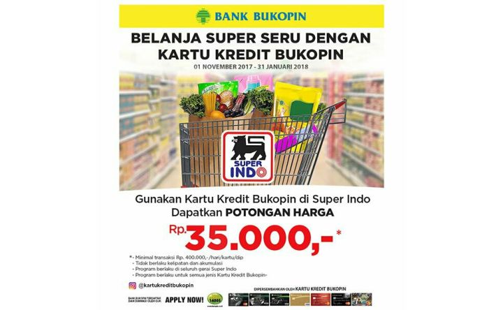 Kartu Kredit Bukopin MasterCard Platinum - Cermati