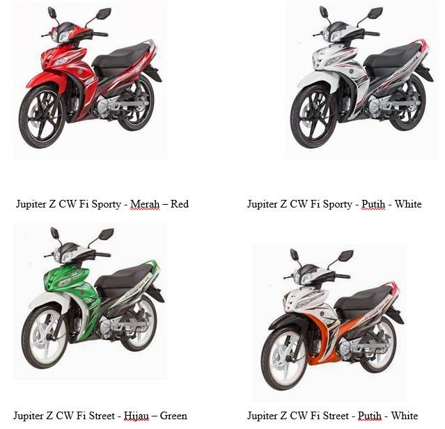 Kredit Motor Yamaha Jupiter Z F1 CW - Cermati