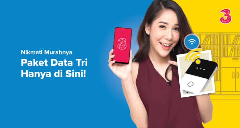Paket Internet 3 (Tri) dan Cek Kuota 3 (Tri) Online - Cermati.com