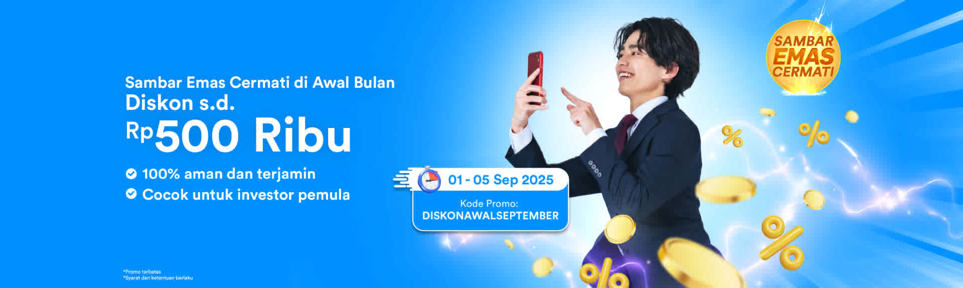 Emas Digital - DISKONAWALSEPTEMBER - Cermati.com