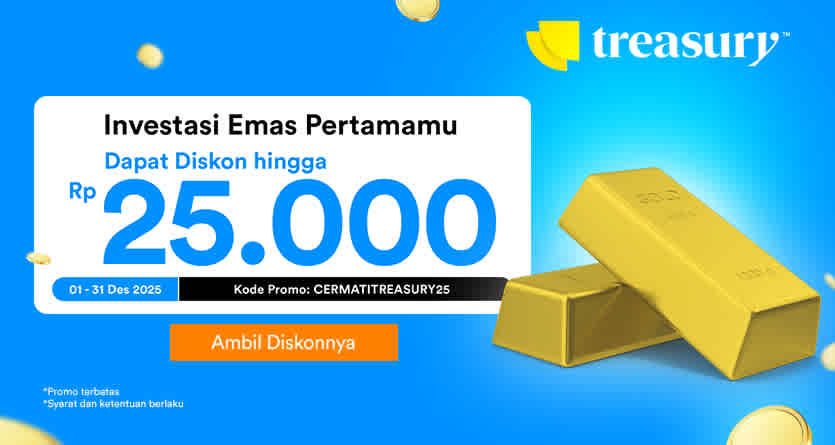 Emas Digital - CERMATITREASURY25 - Cermati.com
