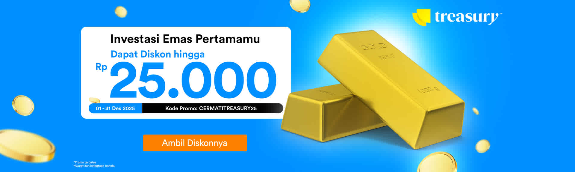 Emas Digital - CERMATITREASURY25 - Cermati.com
