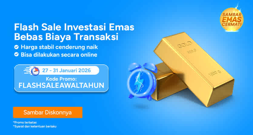 Emas Digital - FLASHSALEAWALTAHUN - Cermati.com