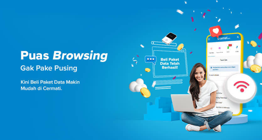 Paket Data Internet Murah! Jual Paket Data Termurah Online - Cermati.com