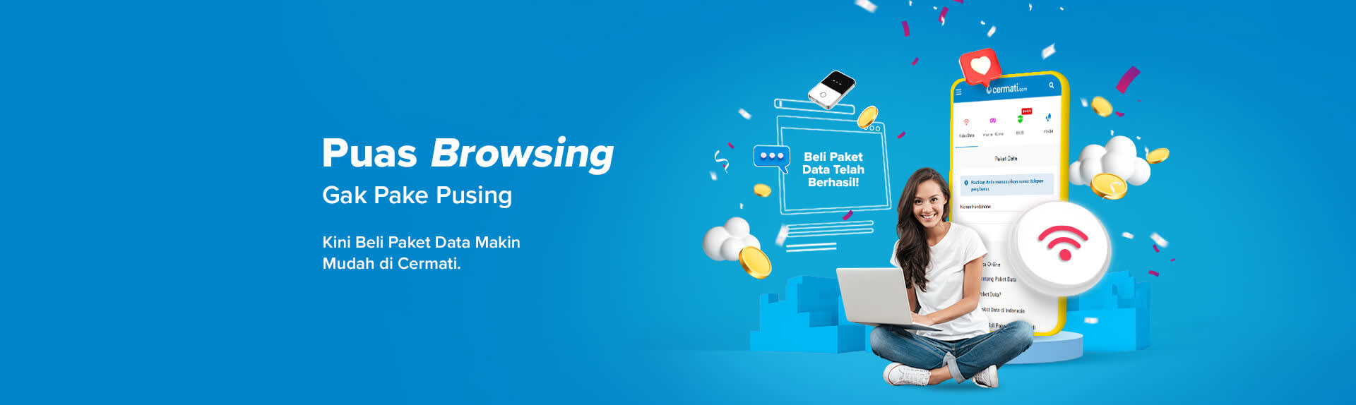 Paket Data Internet Murah! Jual Paket Data Termurah Online - Cermati.com