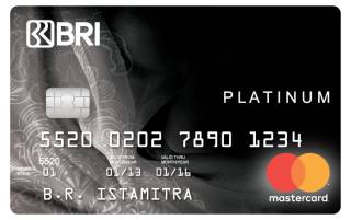 Kartu Kredit BRI MasterCard Platinum - Cermati.com
